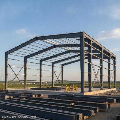 China Steel Hot rolled Steel Framed Buildings Engineered Structural Frames Offering High Strength and Long Lasting Performance for sale