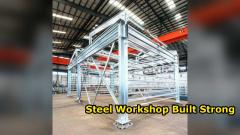 Steel Workshop Building Galvanized Frame