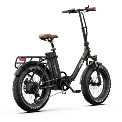 China OT16-2 Folding Fat Tire E-Bike 48V 17Ah With 20×3.0