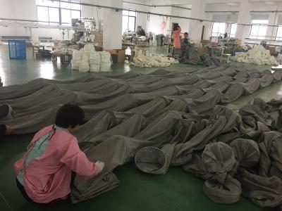 China Fiberglass with SGT finish Industrial baghouse dust filter bag Reverse Air filter for sale
