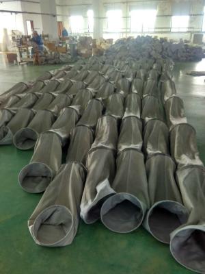 China High temperature woven fiberglass with ptfe membrane bag for cement plant for sale