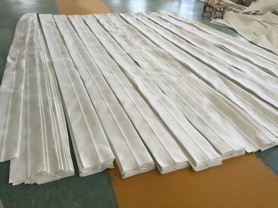 China High temperature woven fiberglass with ptfe membrane bag filter sleeves for cement plant for sale