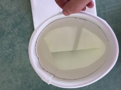China High temperature woven fiberglass with ptfe membrane bag filter sleeves for cement plant for sale