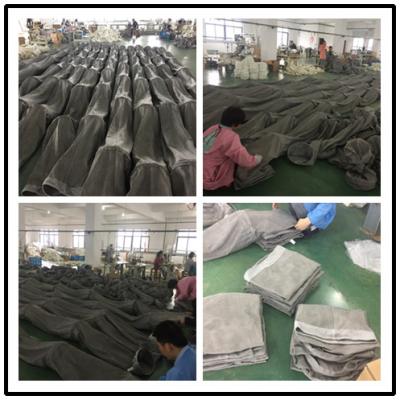China 350g/m2 woven fiberglass fabric with SGT finish with PTFE membrane for RABH for dust filtration for sale