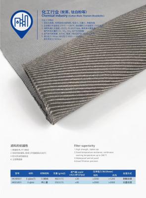 China 450gsm woven fiberglass with sgt finish with ptfe membrane filter fabric dust filtration for sale