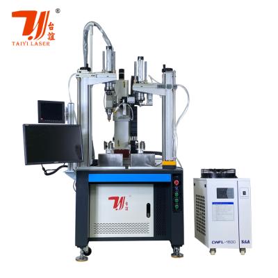 China Custom Automatic Fiber Laser Welding Machine for Water Knockout Trap Drum Welding for sale