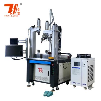 China Custom Automatic Fiber Laser Welding Machine for Water Knockout Trap Drum Welding for sale