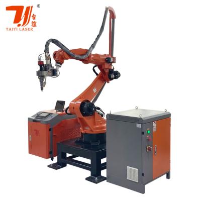 China CIIF 2025 Dual-Station Robotic Laser Welding Machine System, High Efficiency For Batch Production for sale