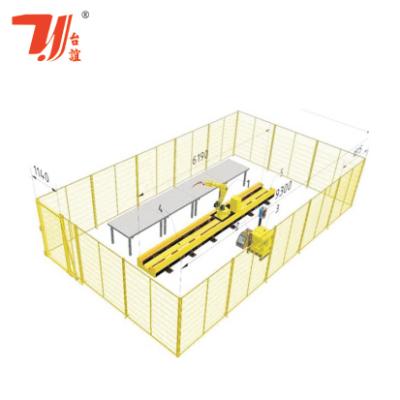 China Large Enclosure Robotic Laser Welding Machine Workstation, 6000W for Shipbuilding for sale
