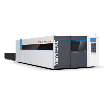 Китай Высокоскоростная лазерная режущая машина из волокон с обменным столом и закрытым и продается