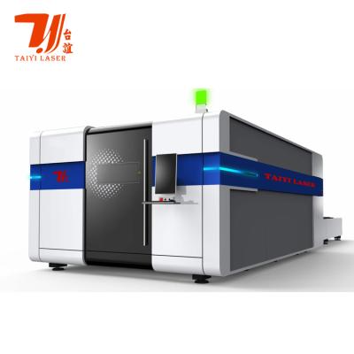 Китай Высокоскоростная лазерная режущая машина из волокон с обменным столом и закрытым и продается