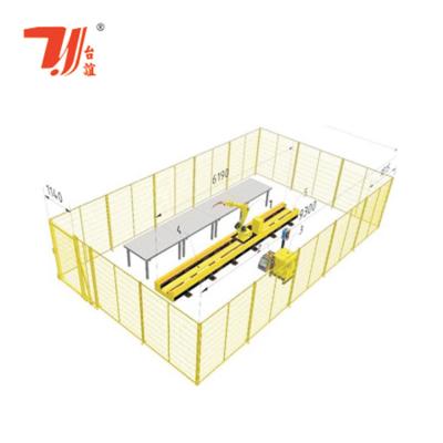 China Automated Robotic Laser Welding Machine with Dual Station for Continuous Work for sale