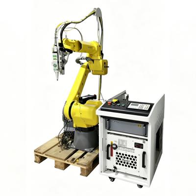 China Cost-Effective FANUC Robot Laser Cutter with 6-Axis Articulated Arm and Raycus/IPG Fiber Laser for Small-Batch Custom Metal Fabrication for sale