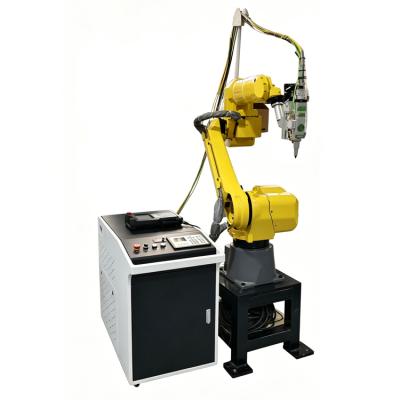 China FANUC 6-Axis Robot Laser Cutting Machine with 3D Offline Programming Software for Aerospace Aluminum and Titanium Alloy Components for sale