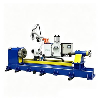 China Metal Surface Heat Treatment Laser Machine for Mould Crackshaft Gears 3000w Raycus Fiber Programming Robot Laser Cladding System for sale