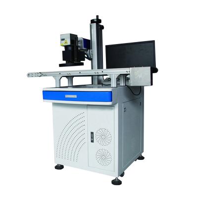 China Visual Positioning 20W 30W 50W Fiber Laser Marking Machine for sale