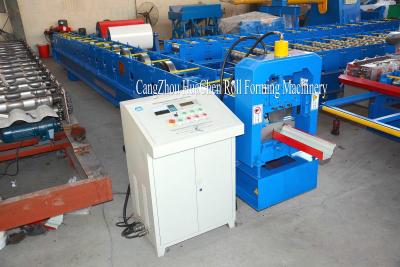 China Steel / Aluminum / Copper Mobile Seamless Gutter Machine For Rainwater Gutter Profiles for sale