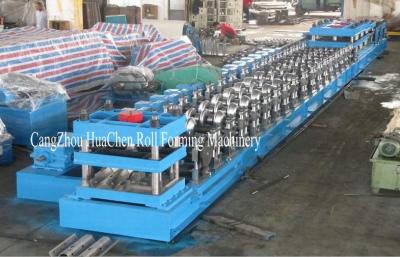 China Gear Box Drive Guardrail Roll Forming Machine PLC Control for sale