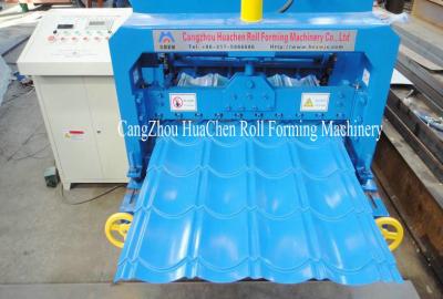 China Double Press Glazed Step Tile Roll Forming Machine With 16 Forming Station for sale