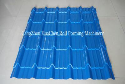 Cina 380V 50Hz acciaio Tile Roll formando la macchina con sistema di controllo PLC Compture / Cr12mov lama in vendita
