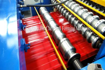 China Color Steel Plate Double Layer Roll Forming Machine 1250mm Width for sale