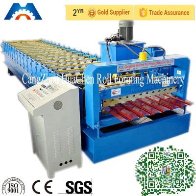 China Steel Plate Corrugated Roll Forming Machine Mitsubishi PLC Roll Former for sale