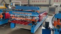 China Automatic Chain Transfer Metal Roll Forming Machine Double Layer For Roof for sale