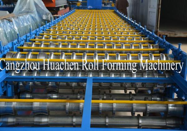 Petit pain de panneau de toit de trapèze formant la machine pour les bâtiments commerciaux en métal