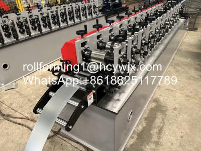 China Cold 3phases Metal Stud And Track Roll Forming Machine With Tracking Cut Off for sale