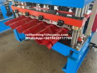 China Plc 0.3mm Tile Roll Forming Machine Fast Speed for sale