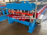 China Plc 0.3mm Tile Roll Forming Machine Fast Speed for sale