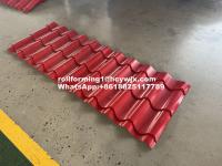China Plc 0.3mm Tile Roll Forming Machine Fast Speed for sale