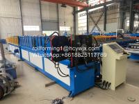 China 76.2x101.6mm Rectangular Downspout Roll Forming Machine For Rainwater Downpipe for sale