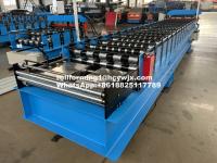 China 914mm Coil Width G550 Roofing Sheet Roll Forming Machine Plc Control for sale