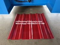 China 914mm Coil Width G550 Roofing Sheet Roll Forming Machine Plc Control for sale
