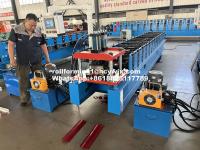 China Hydraulic Cutting 50Hz Wall Panel Roll Forming Machine Chain Driven for sale