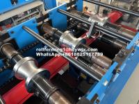 China Hydraulic Cutting 50Hz Wall Panel Roll Forming Machine Chain Driven for sale