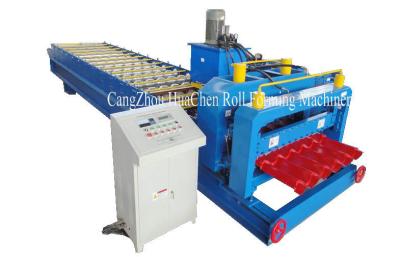 中国 装置ISOを形作る1100mmロシアのタイプ艶をかけられたステップ タイルの屋根ふきのパネル ロール 販売のため