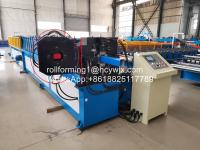 China Square Downspout Roll Forming Machine 0.45-0.6mm Material Thickness for sale