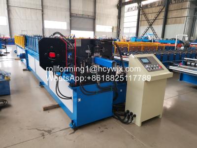 China High Precision Downspout Roll Forming Machine with Cr12 Roller Material and Delta PLC for sale