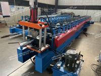 China Hydraulic Cutting Gutter Roll Forming Machine Chain Driven for sale