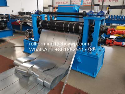 Cina GI / PPGI Materia prima linea di taglio di bobine in acciaio con taglio in vendita
