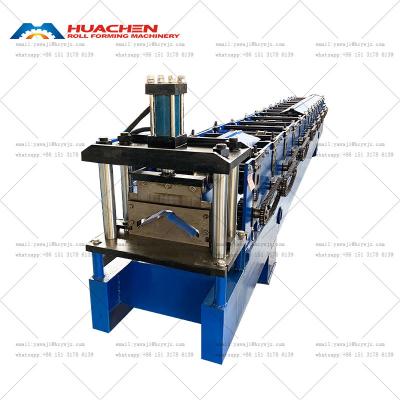 China Roof Ridge Cap Roll Forming Machine For 0.3-0.6mm Thickness for sale