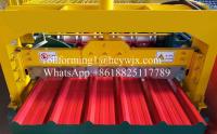 China Roofing Corrugated Sheet 8kw Cold Roll Forming Machine for sale