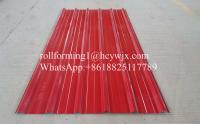 China Roofing Corrugated Sheet 8kw Cold Roll Forming Machine for sale