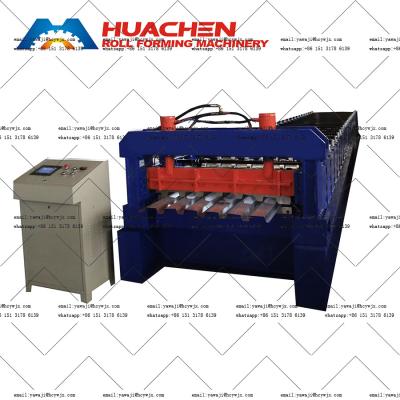 China PPGI / GI 1.2 mm máquina de formación de rodillos de cubierta de piso en venta