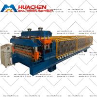 China Metal Double Deck Silo Roll Forming Machine For PPGI / GI for sale