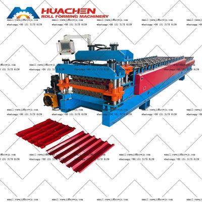 China Roof Wall Panel Double Deck PPGI / GI Metal Roll Forming Machine for sale