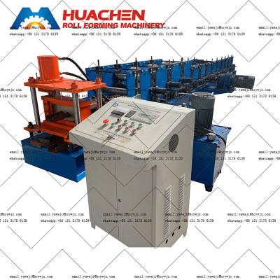 China PLC Control C Purlin Roll Forming Machine for sale