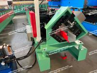 China Construction Water System Roofing Sheet Gutter Roll Forming Machine 18 Rows for sale